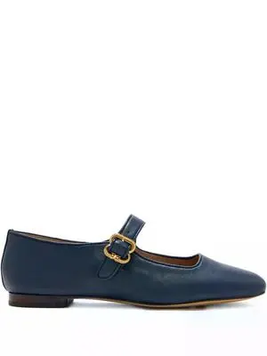 Sam Edelman Michaela Buckle-strap Ballet Flats - Blue