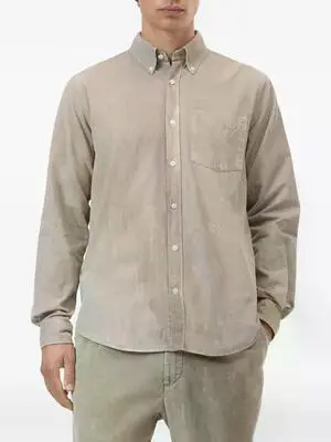 Closed Button-down Corduroy Shirt
