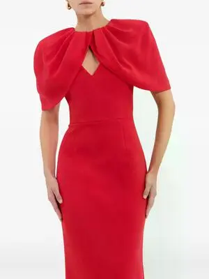 Rebecca Vallance Cameron Cape Gown - Red