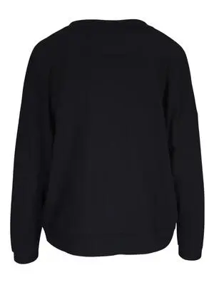 Majestic Filatures Long-sleeves Crew-neck Sweatshirt - Black