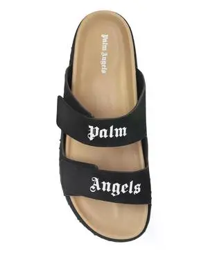 Palm Angels Double-strap Logo Sandals
