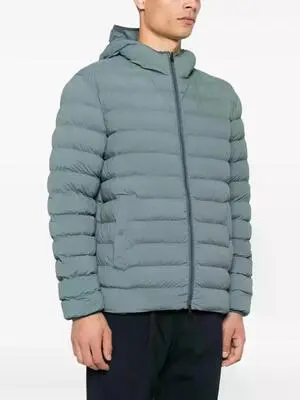 Herno Hooded Padded Jacket - Blue