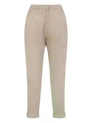 Peserico Cuffed Cotton Trousers