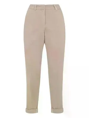 Peserico Cuffed Cotton Trousers