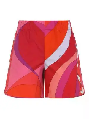 Emilio Pucci Pesci Print Shorts