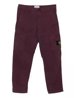 Stone Island Flat Front Pants For Men
