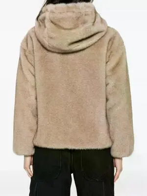 Herno Hooded Zip-up Jacket - Brown
