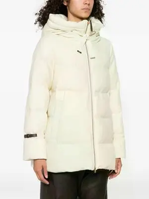 Herno Hooded Quilted Jacket - Neutrals
