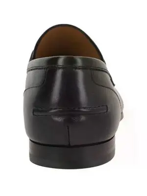 Gucci Jordaan Leather Loafers - Black