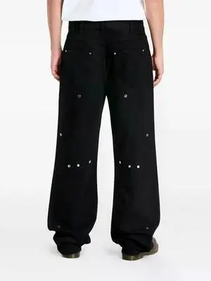 HELIOT EMIL Stud-detail Denim Jeans