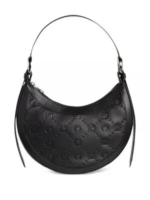 MARINE SERRE Embossed-logo Pattern Handbag