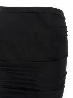 Rick Owens Edfu Elastic-waistband Maxi Skirt - Black