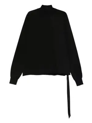 Rick Owens High-neck Cotton Sweatshirt