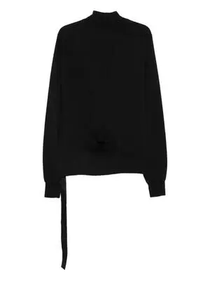 Rick Owens High-neck Cotton Sweatshirt
