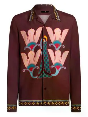 Etro Red Shirts For Men