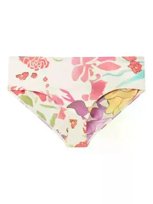 DONDE ESTEBAN Floral Print Bikini Bottom - Multicolour