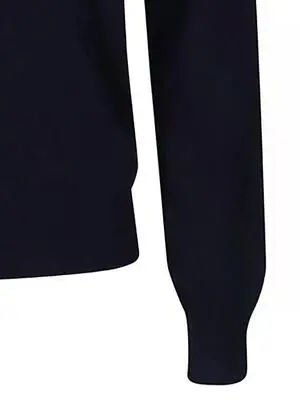 Malo Turtleneck Ribbed Sweater - Blue