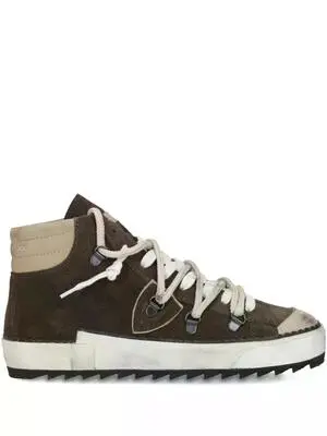 Philippe Model High-top Suede Sneakers
