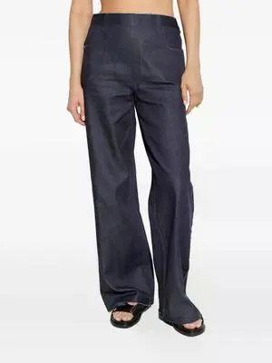 Marni Wide Leg Cotton Trousers