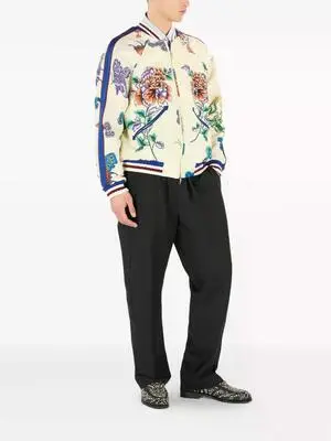 Roberto Cavalli Quilted Bomber Jacket