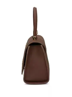 Moschino Logo-plaque Tote Bag - Brown