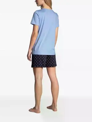 CALIDA Button-placket Shorts Pajama Set