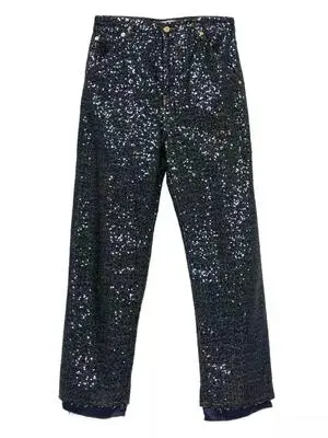 DARKPARK Sequin-embellished Straight Leg Jeans
