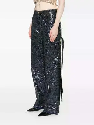 DARKPARK Sequin-embellished Straight Leg Jeans