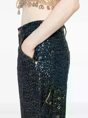 DARKPARK Sequin-embellished Straight Leg Jeans