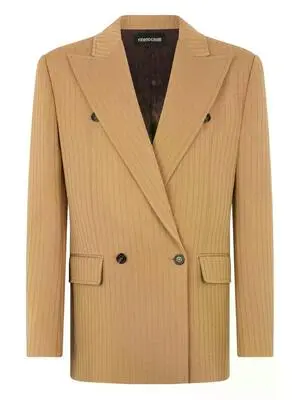 Roberto Cavalli Double-breasted Striped Blazer