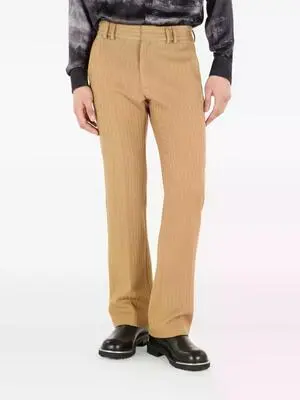Roberto Cavalli Striped Virgin Wool Trousers