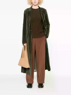 UMA WANG Ribbed Frayed-edge Jumper