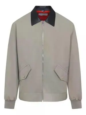 Givenchy Contrast-collar Bomber Jacket - Grey