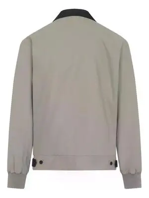 Givenchy Contrast-collar Bomber Jacket - Grey