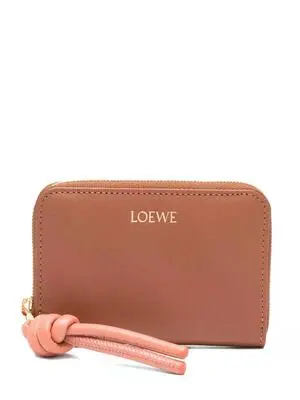 Loewe Knotted Zip-around Wallet - Brown