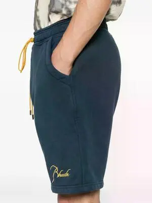 Rhude Drawstring Pocket Shorts - Blue
