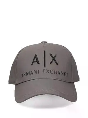 Armani Exchange Logo-embroidered Baseball Cap - Grey