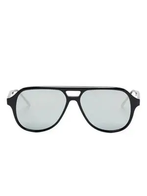 Thom Browne Pilot Frame Sunglasses - Black