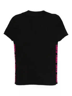 Dkny V-neck T-shirt With Side Logo