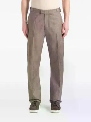 Manière De Voir Maniera De Voir Joseph Pinstripe Tailored Trousers - Neutrals