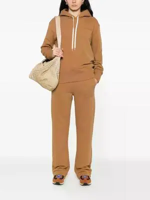 AUTRY Logo-embroidered Hoodie - Brown
