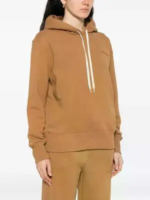 AUTRY Logo-embroidered Hoodie - Brown