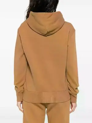 AUTRY Logo-embroidered Hoodie - Brown