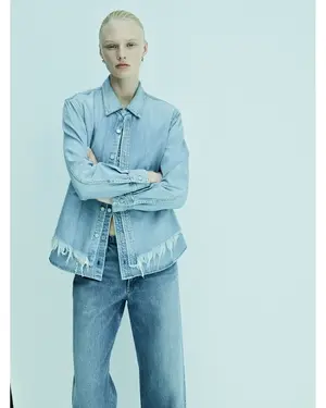 AGOLDE Keira Low Rise Baggy Jeans - Downtown