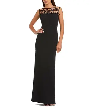 Sleeveless Black Evening Gowns