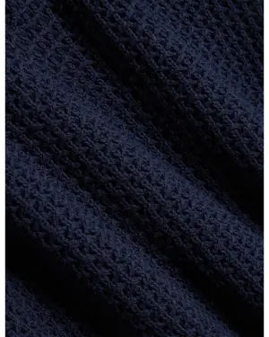 Ted Baker London Sachair Textured Knit Open Neck Polo
