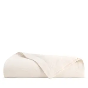 Donna Karan New York Luxe Egyptian Cotton Bed Blanket, Full/queen - Ivory