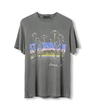 Junk Food Clothing Roswell Vintage Tee - Black