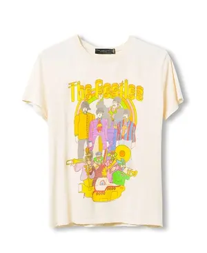 Junk Food Clothing The Beatles Yellow Submarine Tee - Birch