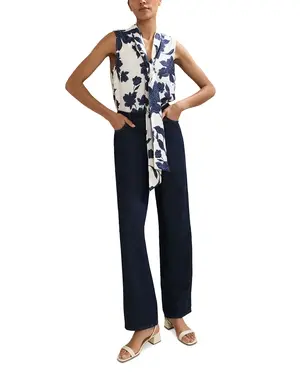 PHASE EIGHT Junie Tie Neck Top